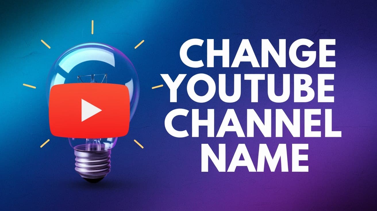 How To Change YouTube Channel Name - Bizaen